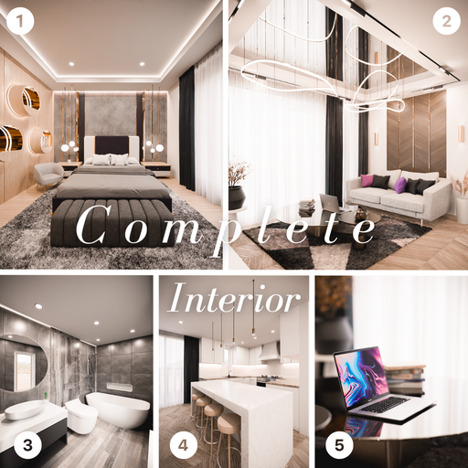 House interior (complete) | Private scenes | BlenderKit