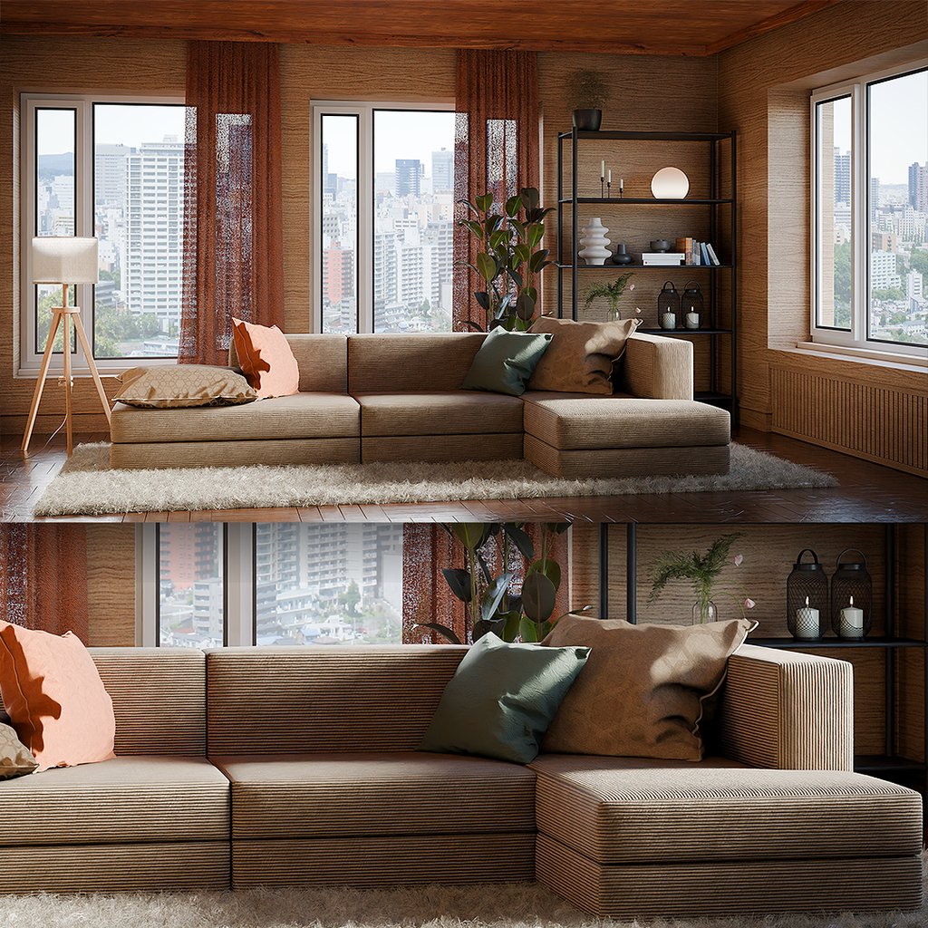 Kyra's Living Room | FREE Private scenes | BlenderKit