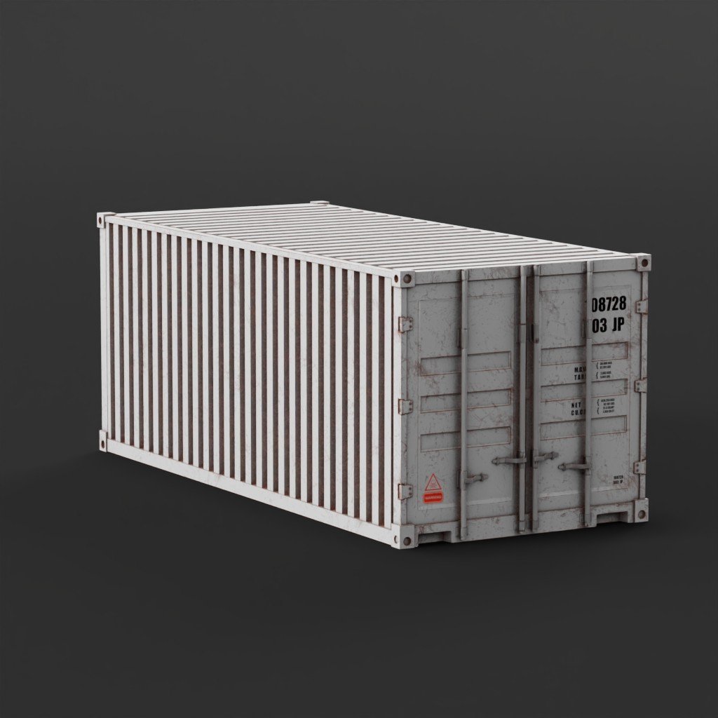 Shipping Container | Containers models | BlenderKit