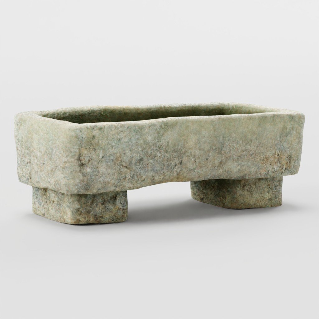 Stone Trough | Fountains models | BlenderKit
