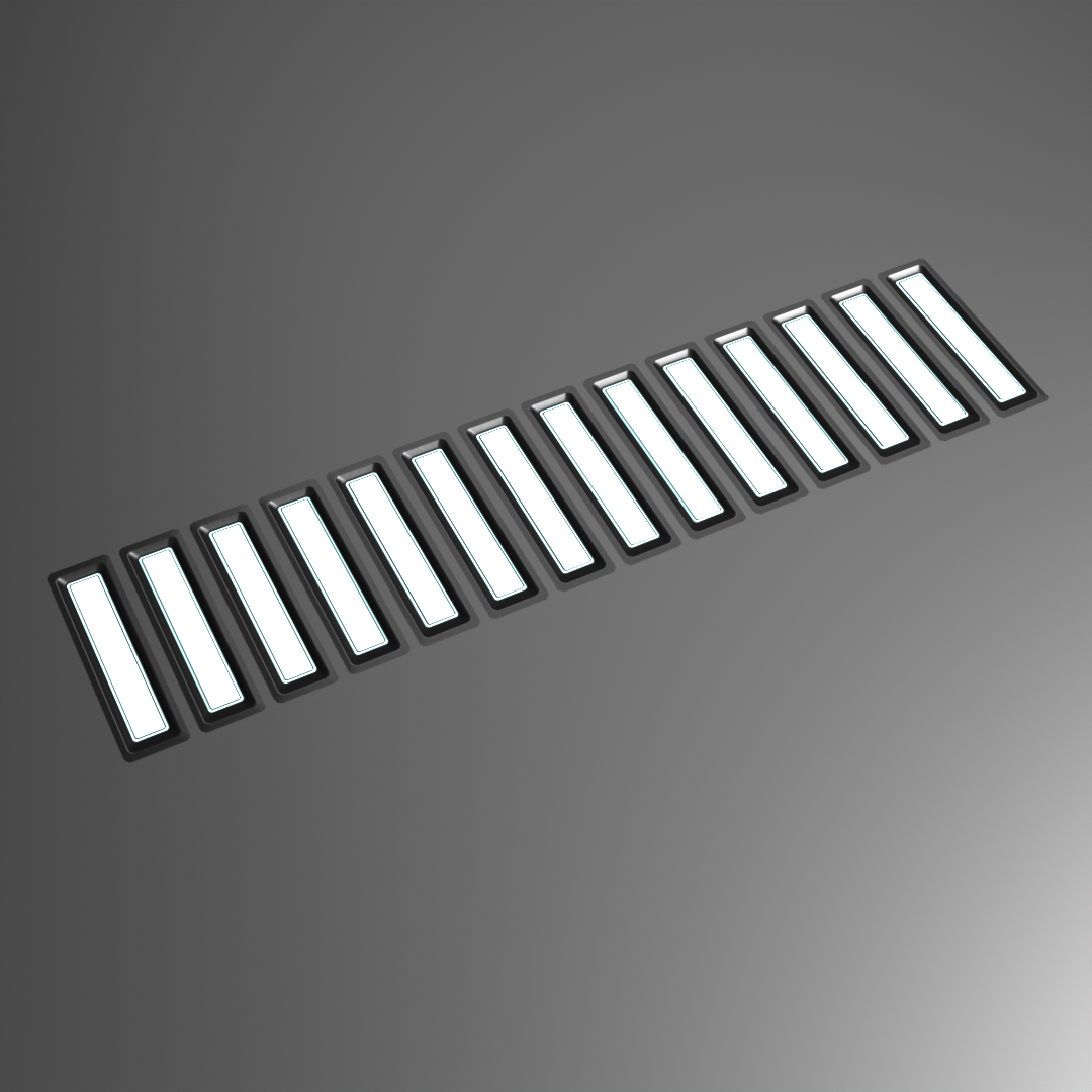 Scifi Decal Light Strips 009 | Miscellaneous models | BlenderKit