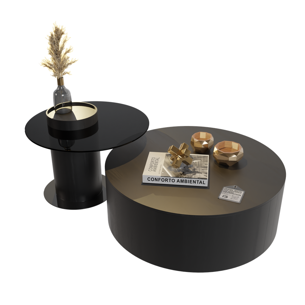 Modern Wood Round Table | Tables models | BlenderKit