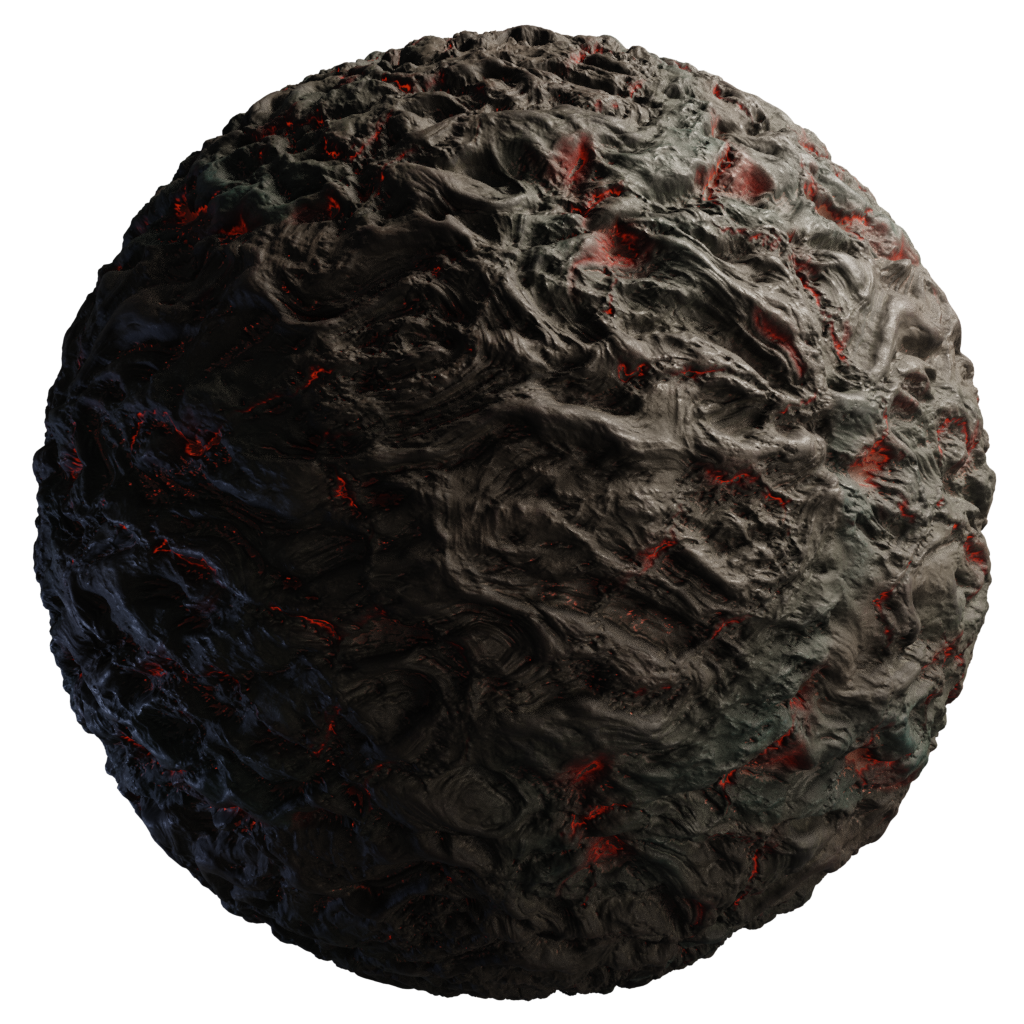 Lava 01 | FREE ground materials | BlenderKit