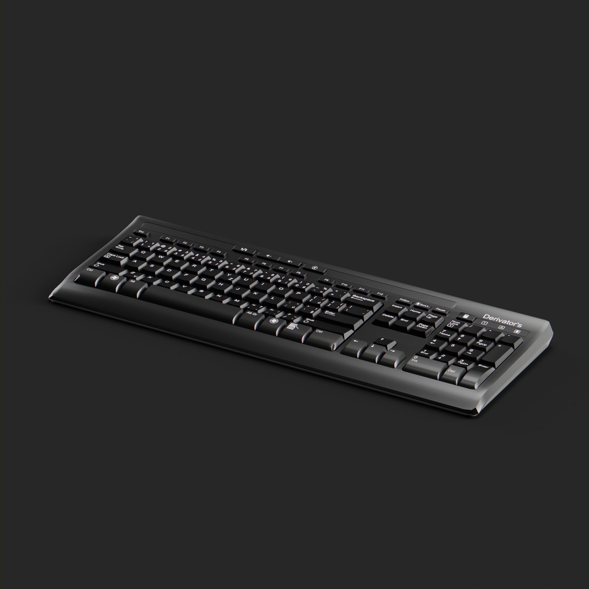 PC keyboard optimized | FREE Keyboards models | BlenderKit