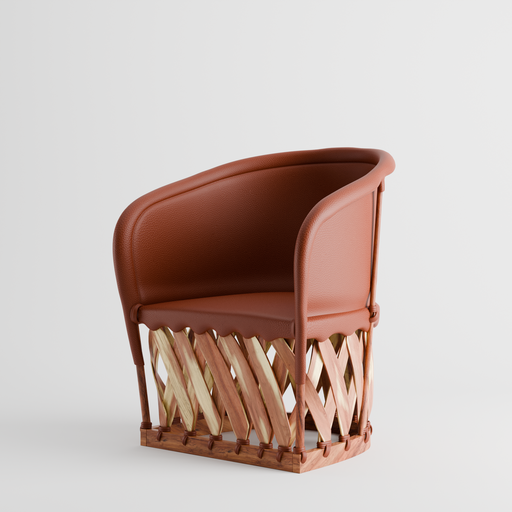 Equipal Rustic Chair | FREE Outdoor Furniture models | BlenderKit