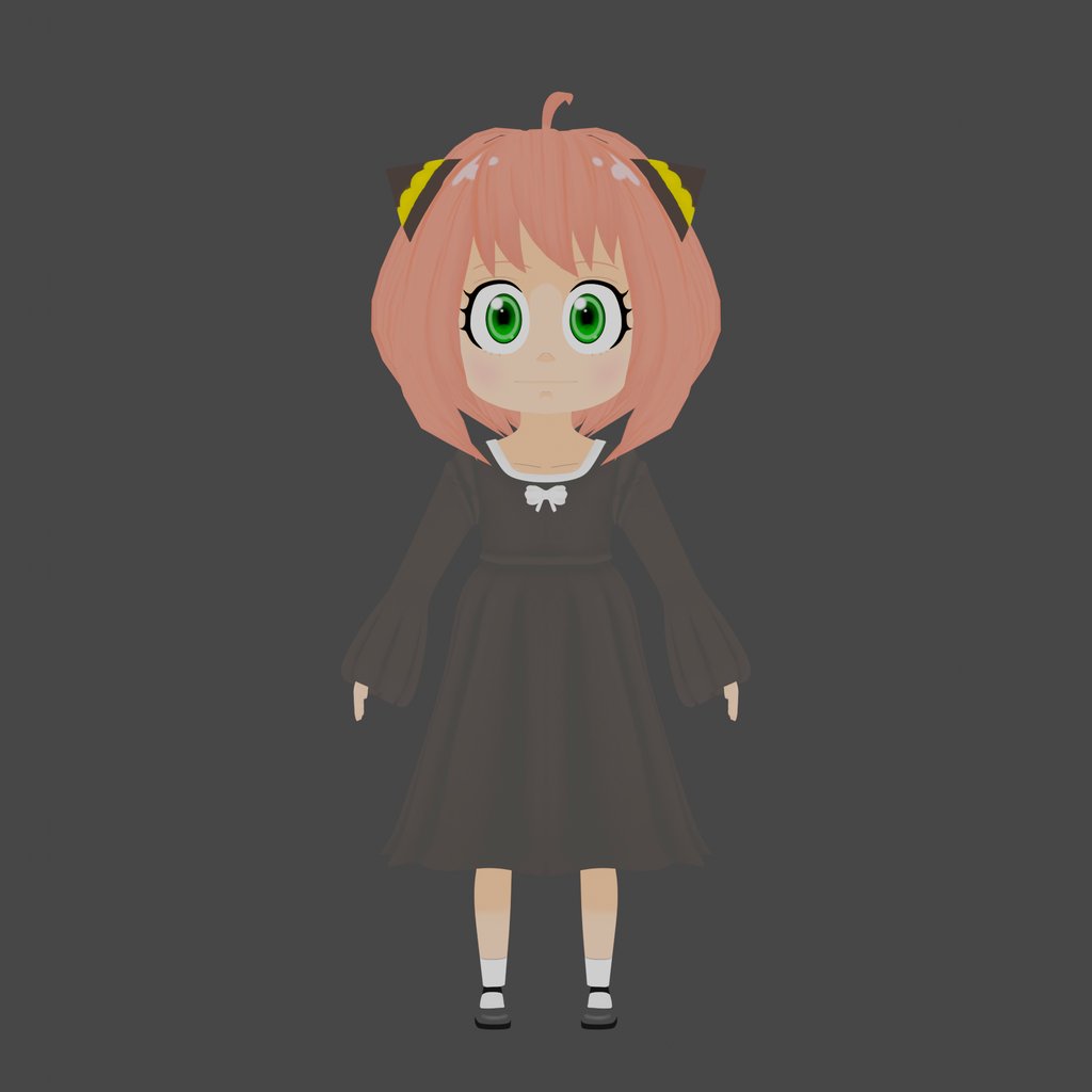 Anya Forger | Children models | BlenderKit