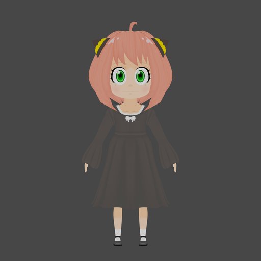 BlenderKit | Download the Anya Forger model