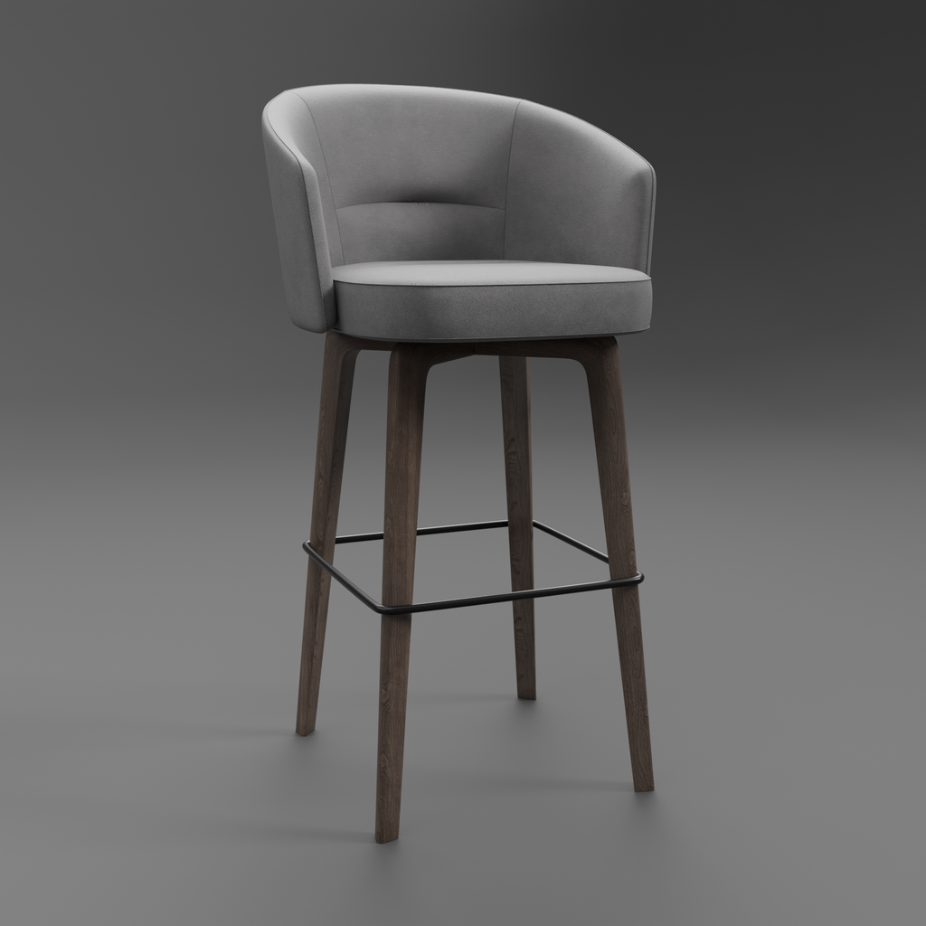 BlenderKit | Download the Minotti Amelie stool model