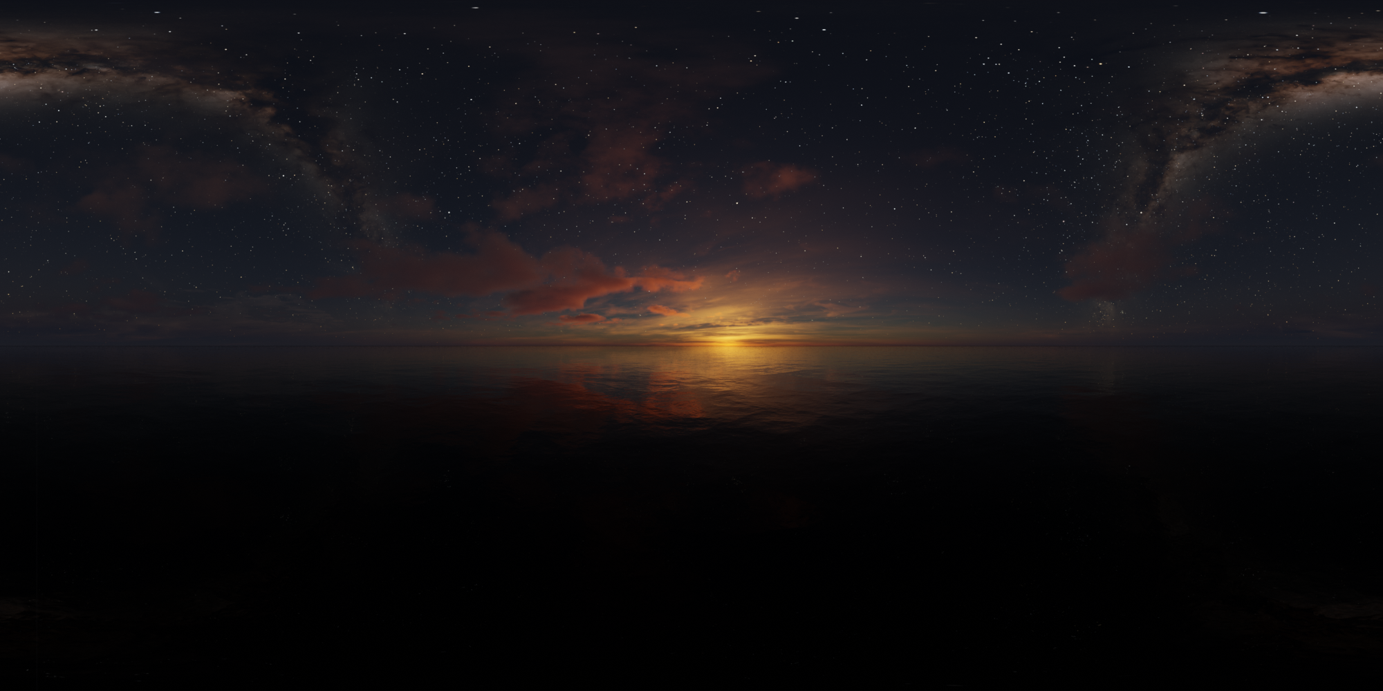 Night Stars Sky Twilight | Nature HDRis | BlenderKit