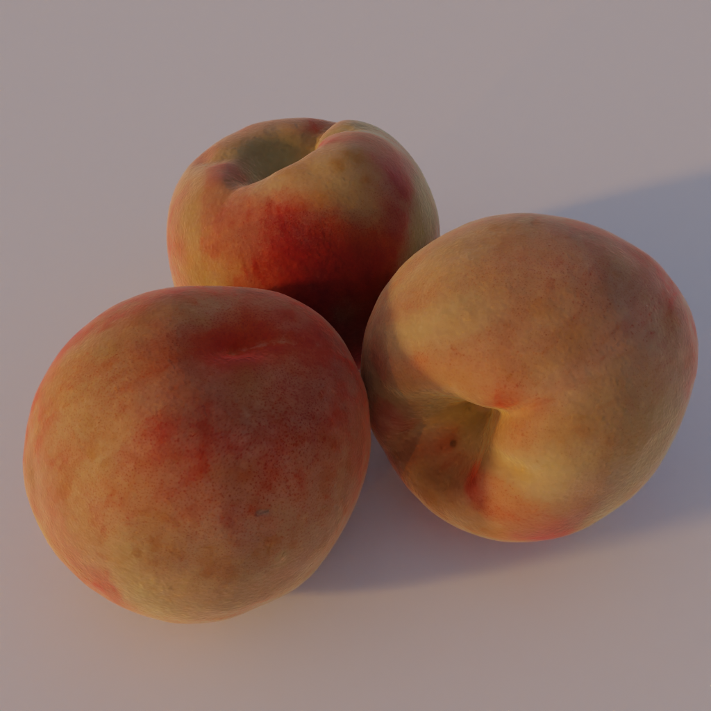 Peaces | FREE Fruit & Vegetables models | BlenderKit