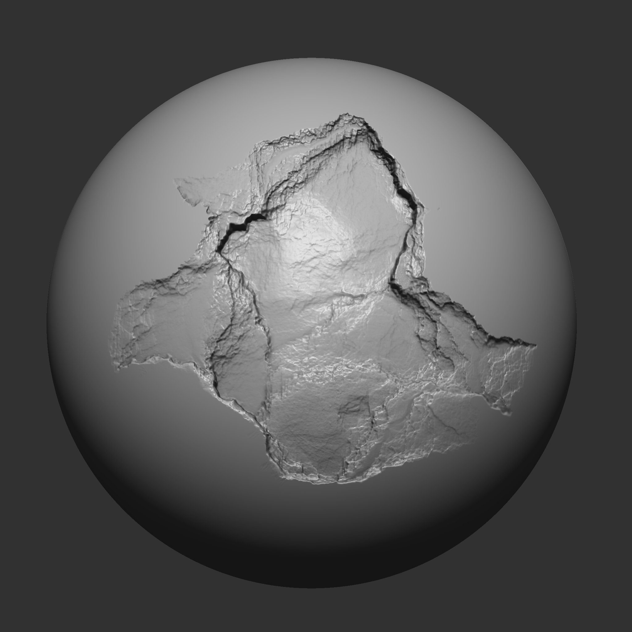 NS Plaster Damage hole wide layered | plaster brushes | BlenderKit