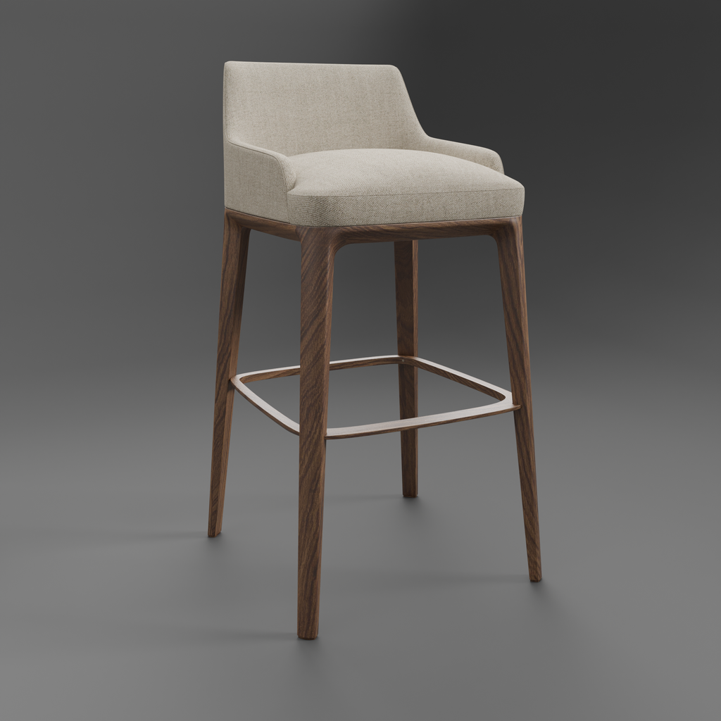 Poliform SOPHIE bar stool | Bar chairs models | BlenderKit