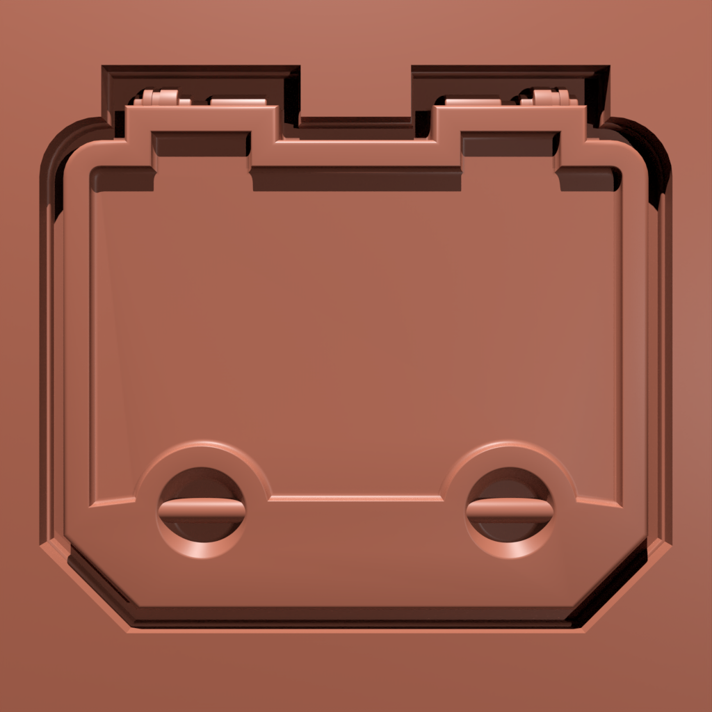 Sci-Fi Flap Brush - 01 | FREE Sci-Fi brushes | BlenderKit