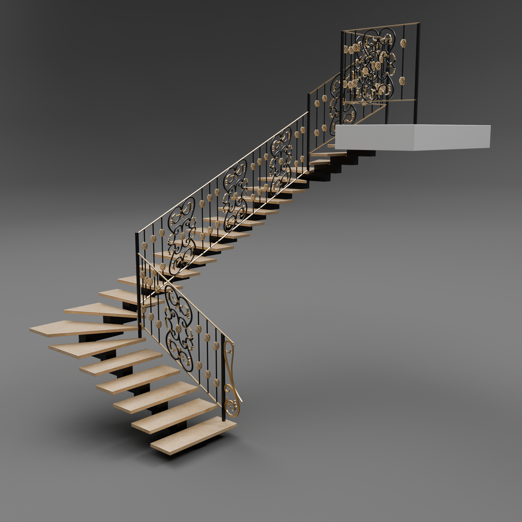 Stairs | Interior Design models | BlenderKit