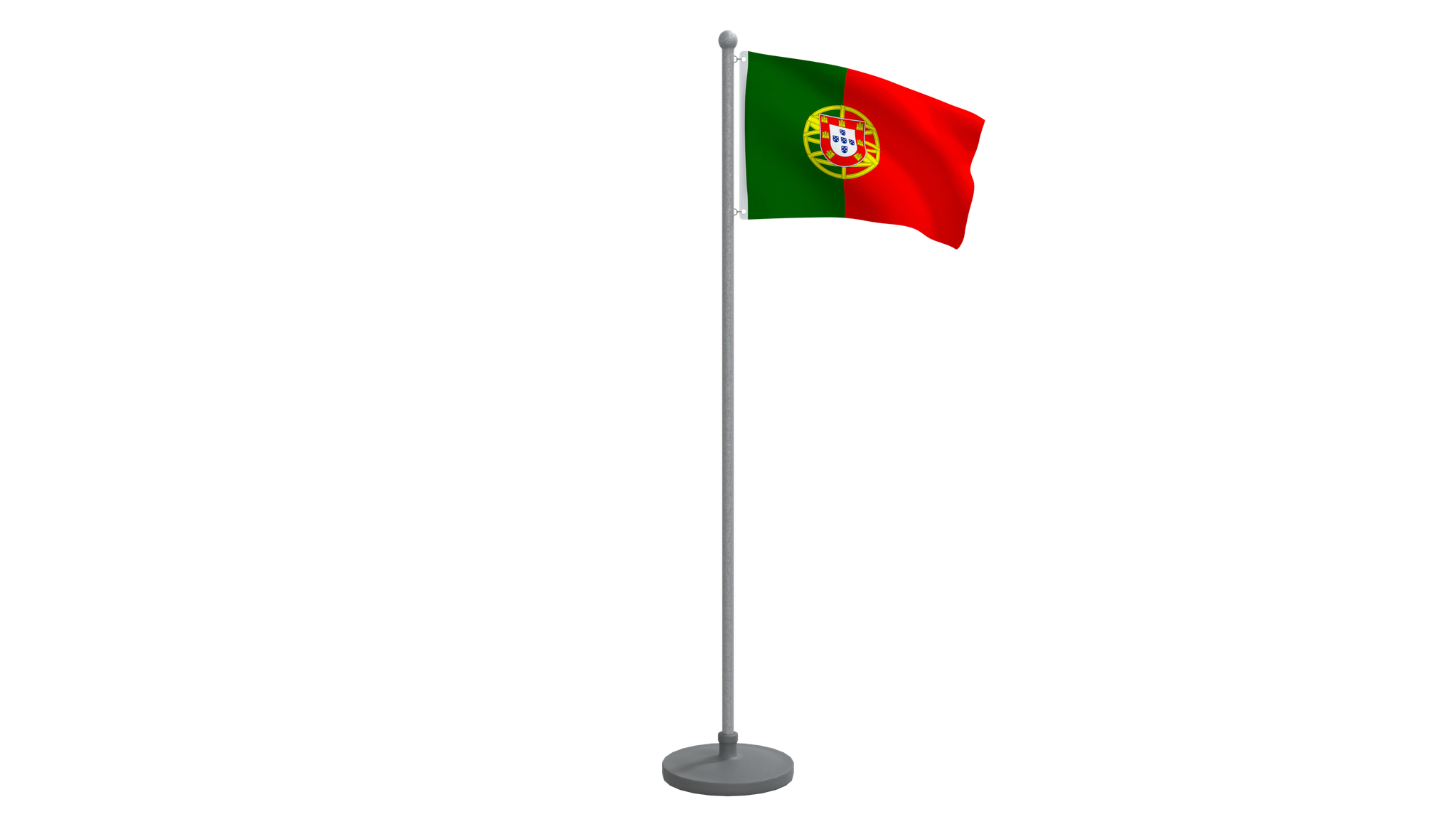 Animated Flag of Portugal | Exterior Elements models | BlenderKit
