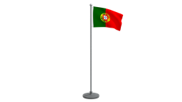 Animated Flag of Portugal | Exterior Elements models | BlenderKit