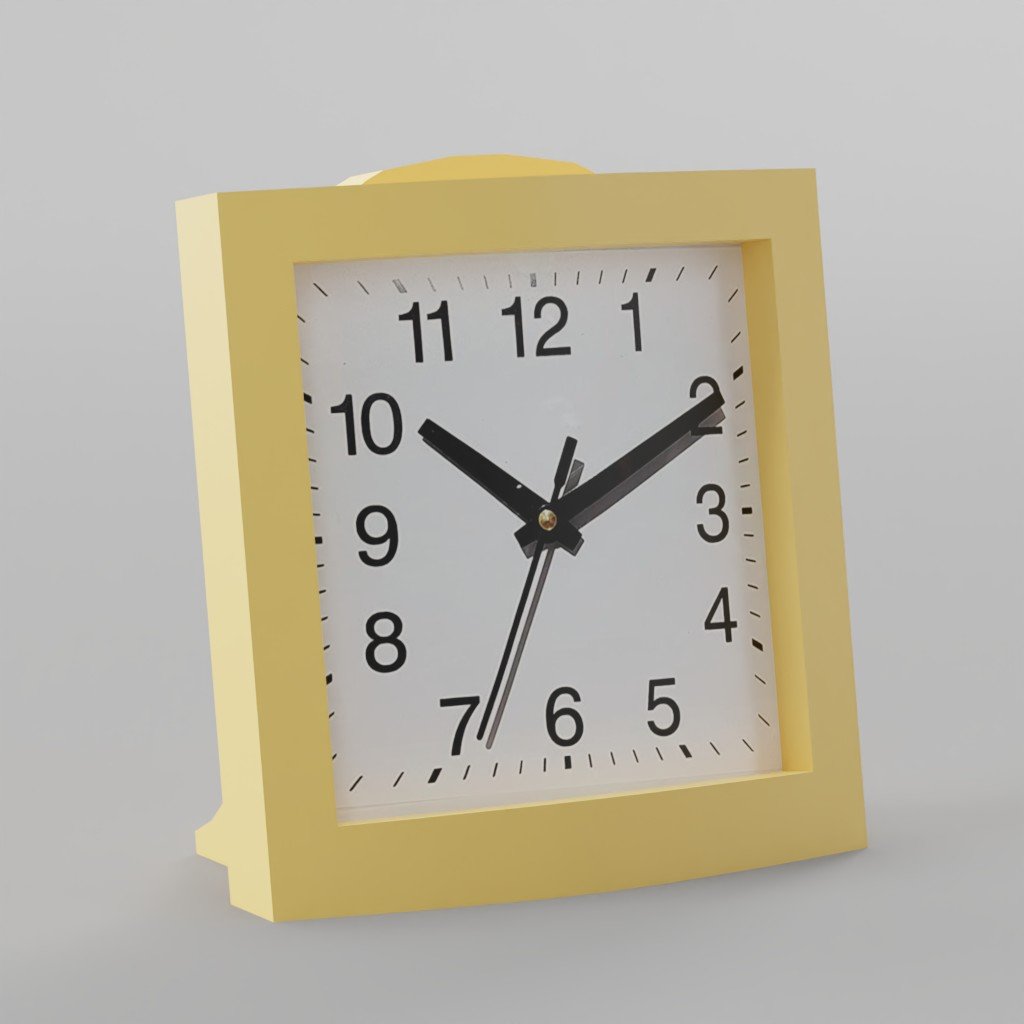 Alarm clock | FREE 3D Clock / Watch models | BlenderKit