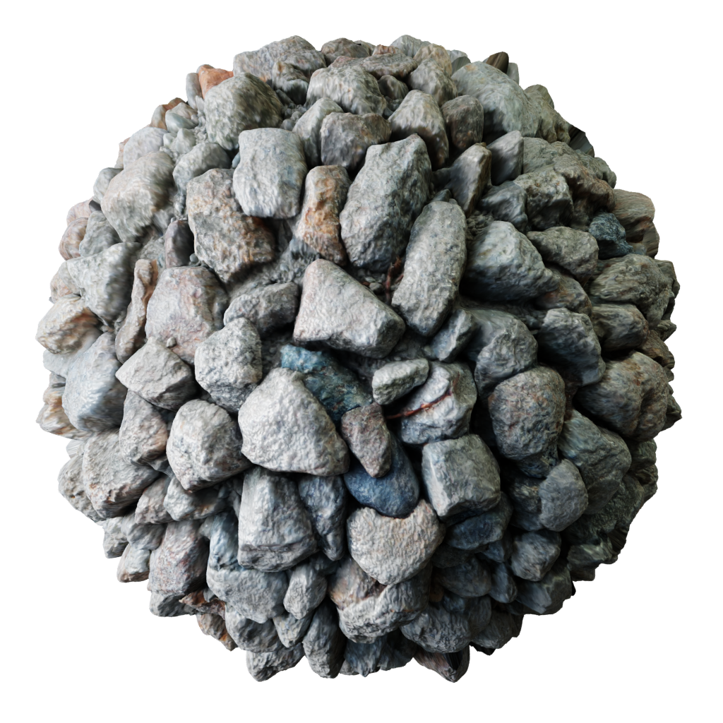 Gravel | FREE 3D stone materials | BlenderKit