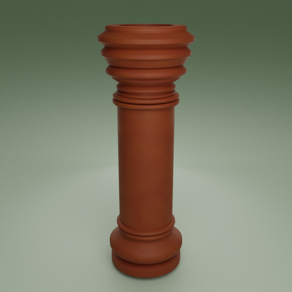 Round Chimney Pot | FREE Historic Buildings models | BlenderKit
