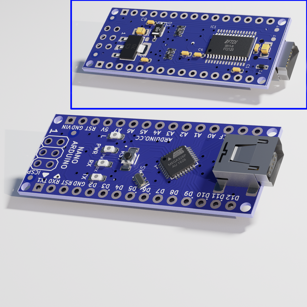 Arduino Nano V3 | FREE Miscellaneous models | BlenderKit