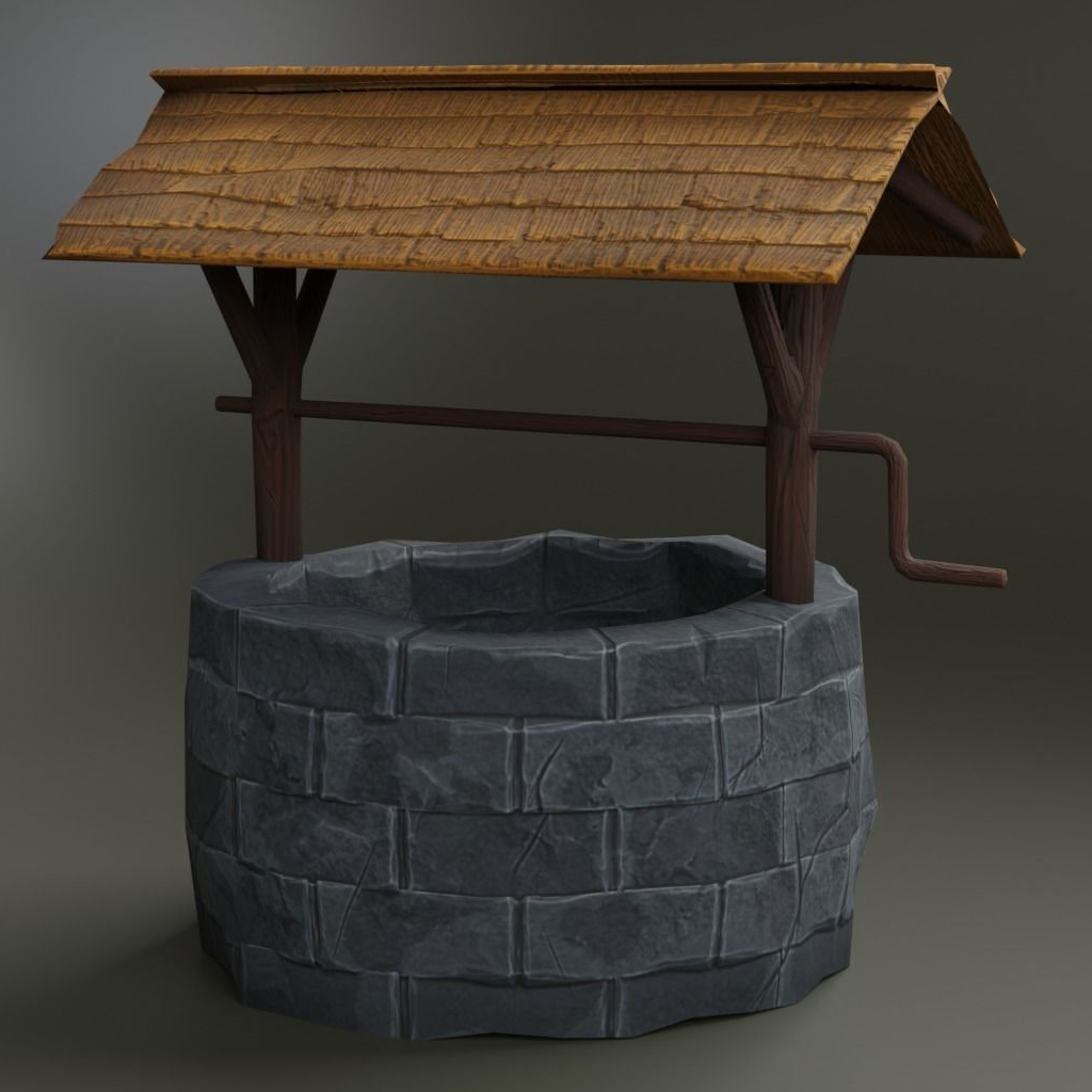 Stylized Well | Exterior Elements models | BlenderKit