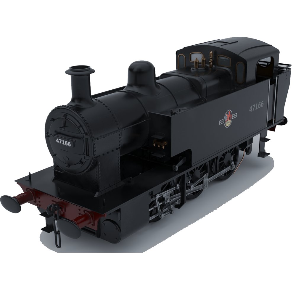 LMS 2F Fowler Dock Tank | Railed vehicles models | BlenderKit