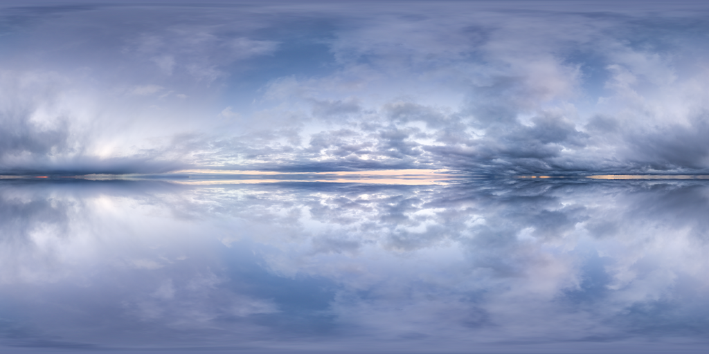 Infinite Real Sky - Overcast Sunset | Nature HDRis | BlenderKit