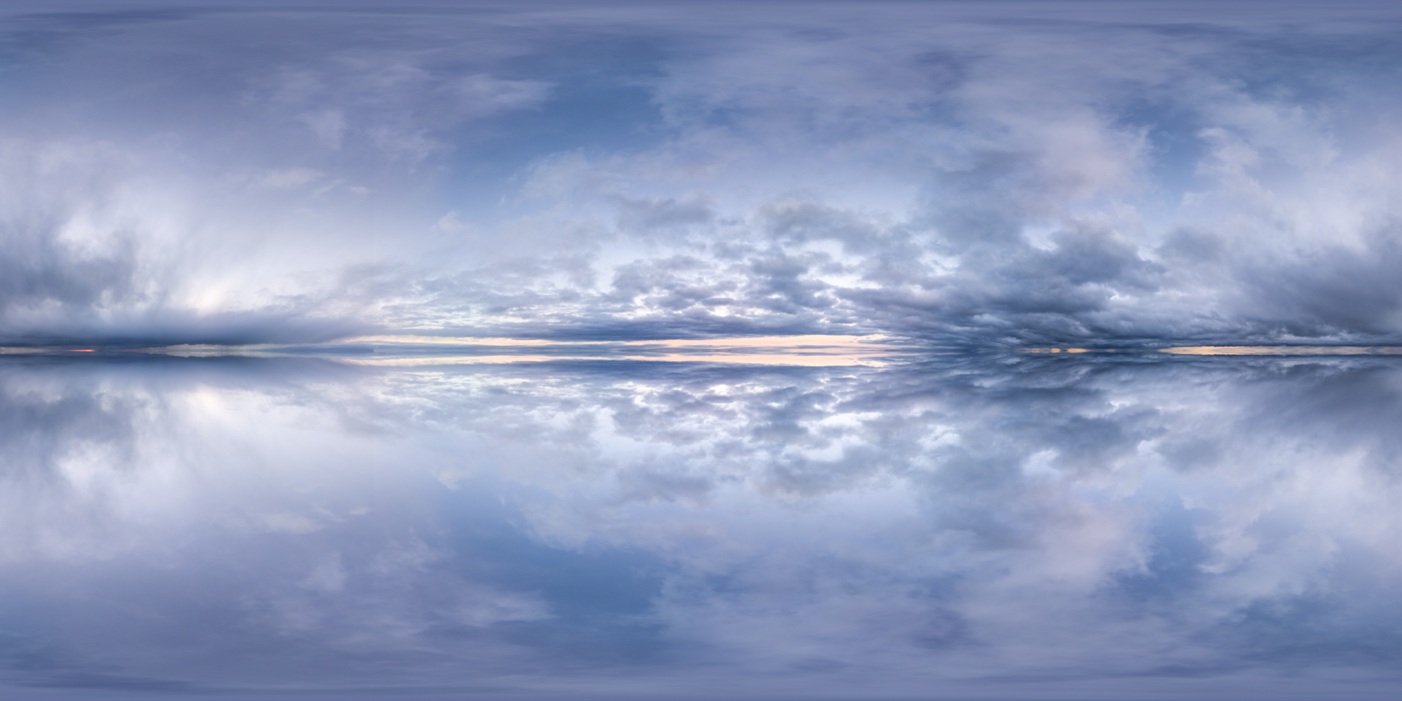 Infinite Real Sky - Overcast Sunset | Nature HDRis | BlenderKit