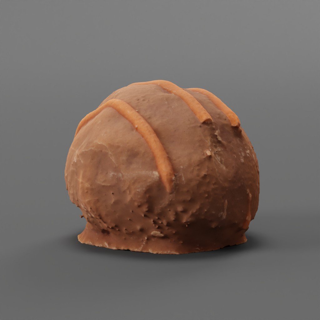 Caramel Truffle | FREE Sweets / Desserts models | BlenderKit