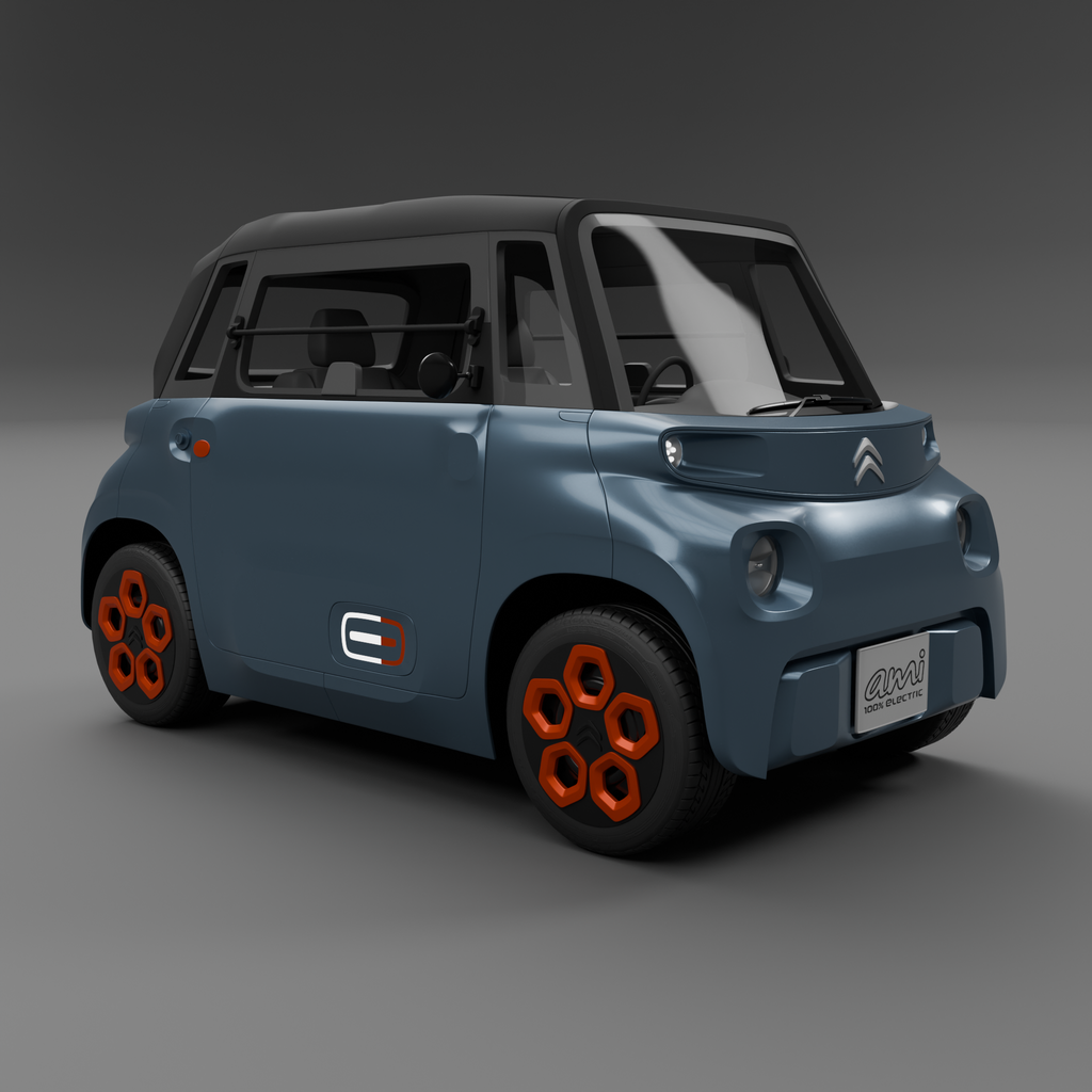 Citroen Ami | Modern Cars models | BlenderKit
