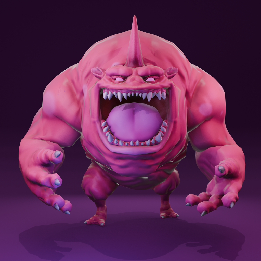 Monster Stylized V2 - Rigged - Lowpoly | Monsters & Creatures models ...