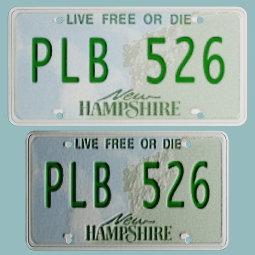 New Hampshire Licence plate PL | FREE Vehicle Parts models | BlenderKit