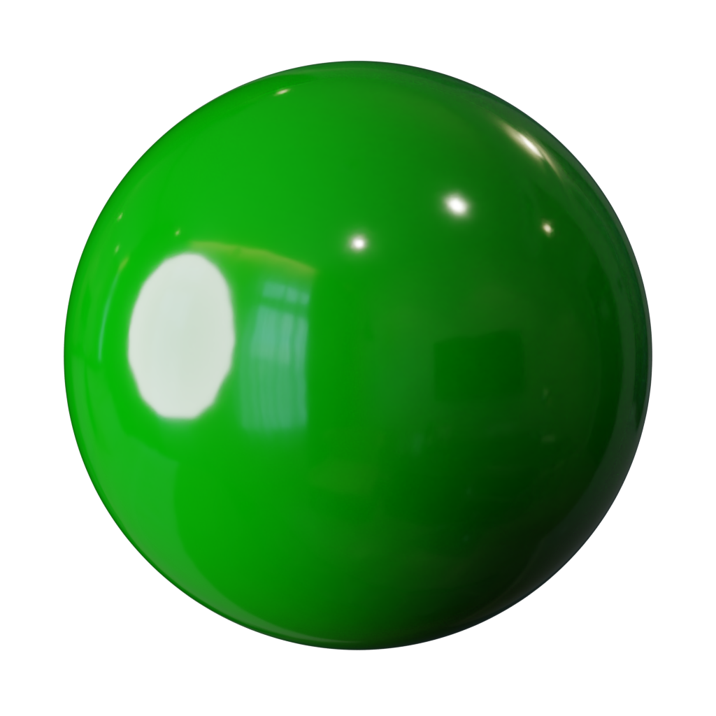 BlenderKit | Download the FREE Hi-Gloss Green Plastic material