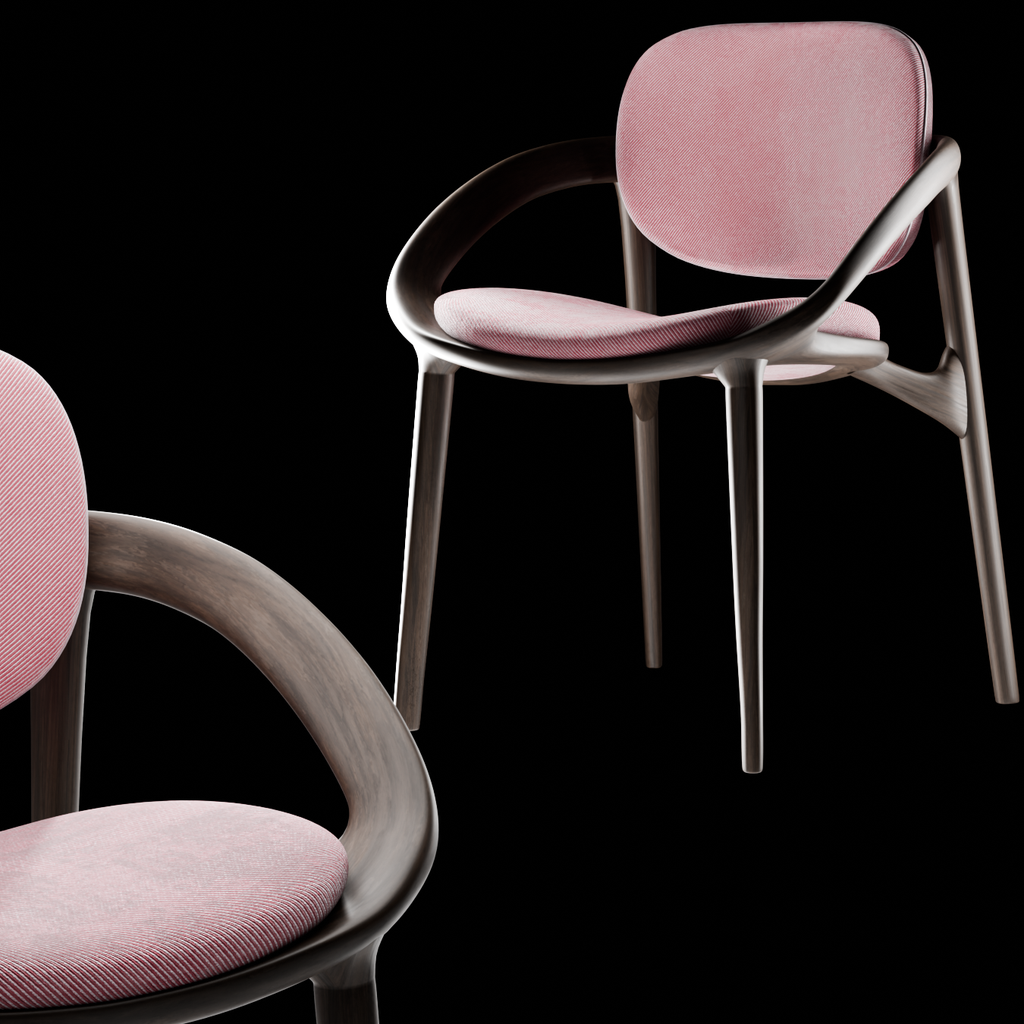 Molly Chair | FREE Sitting Chairs models | BlenderKit