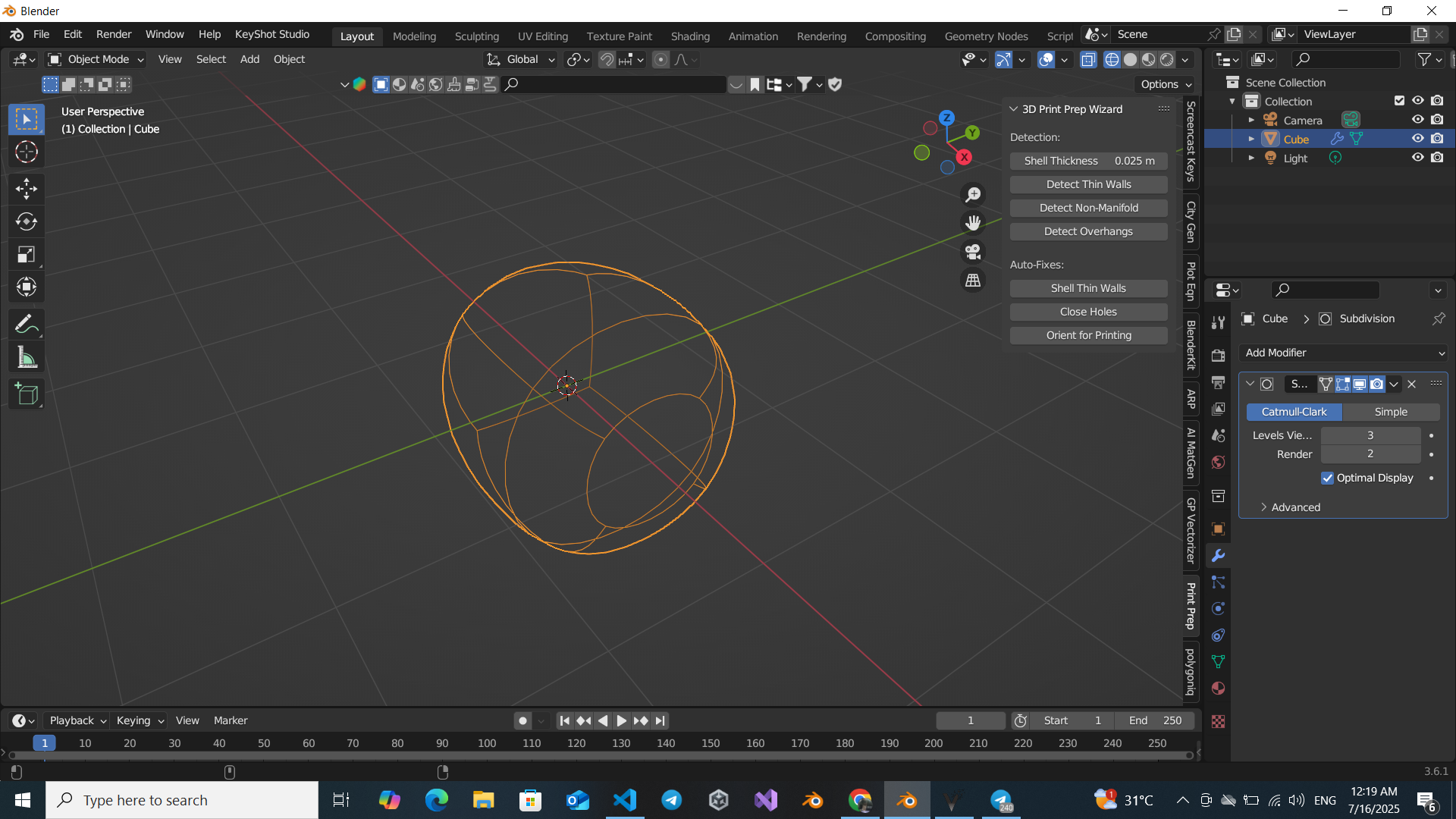 3D Print Prep Wizard | BlenderKit