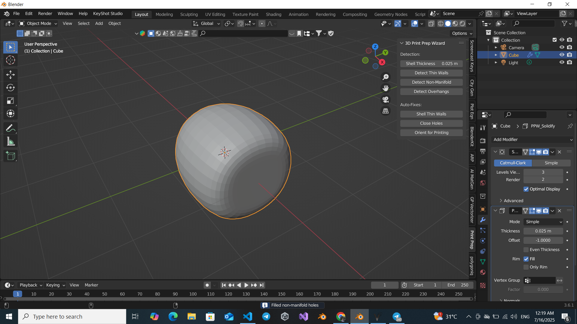 3D Print Prep Wizard | BlenderKit