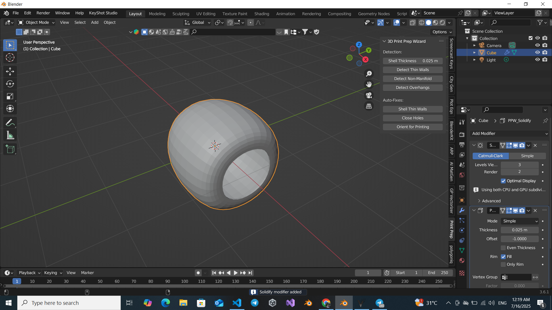 3D Print Prep Wizard | BlenderKit