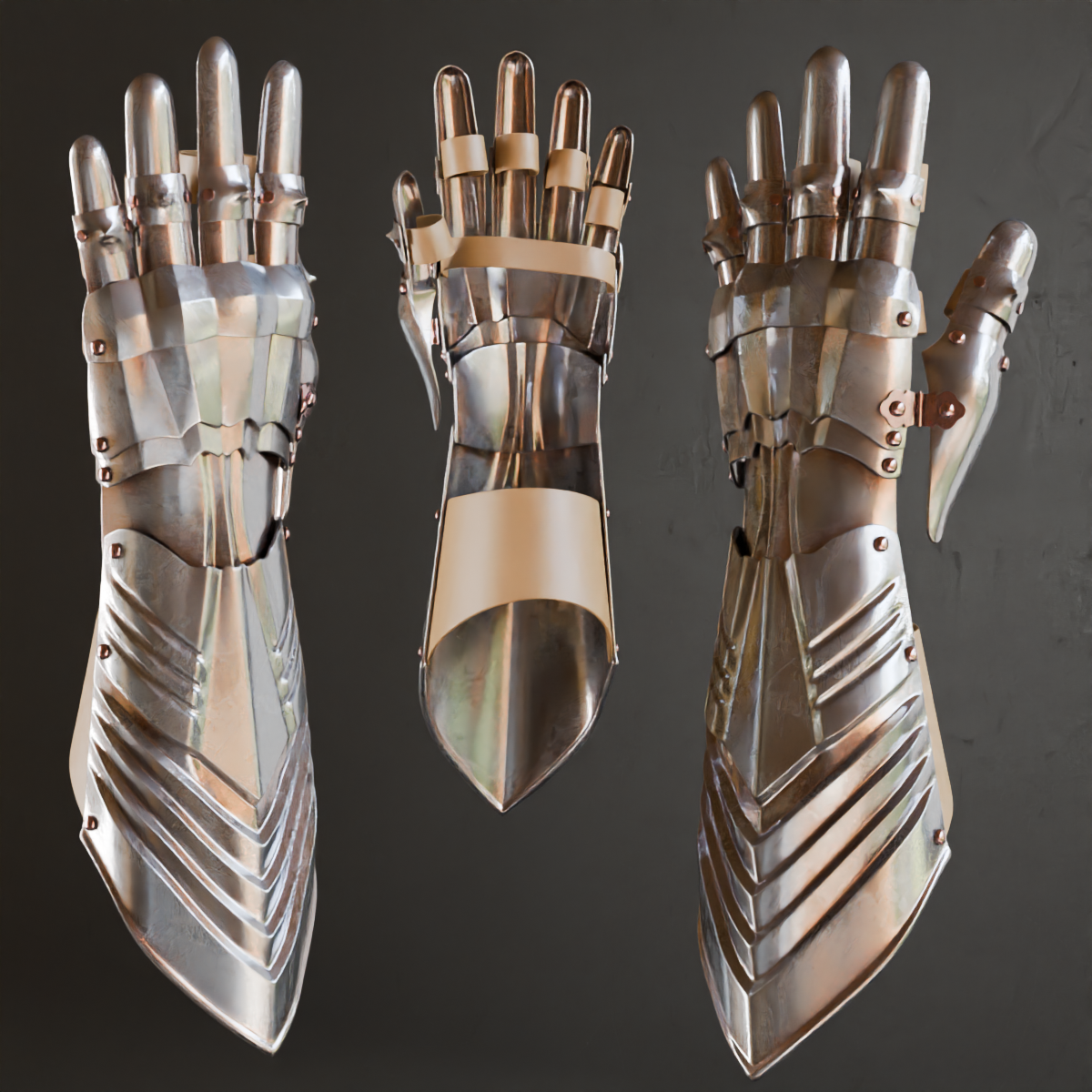 MK HandArmor 012 | Historical Weapons models | BlenderKit