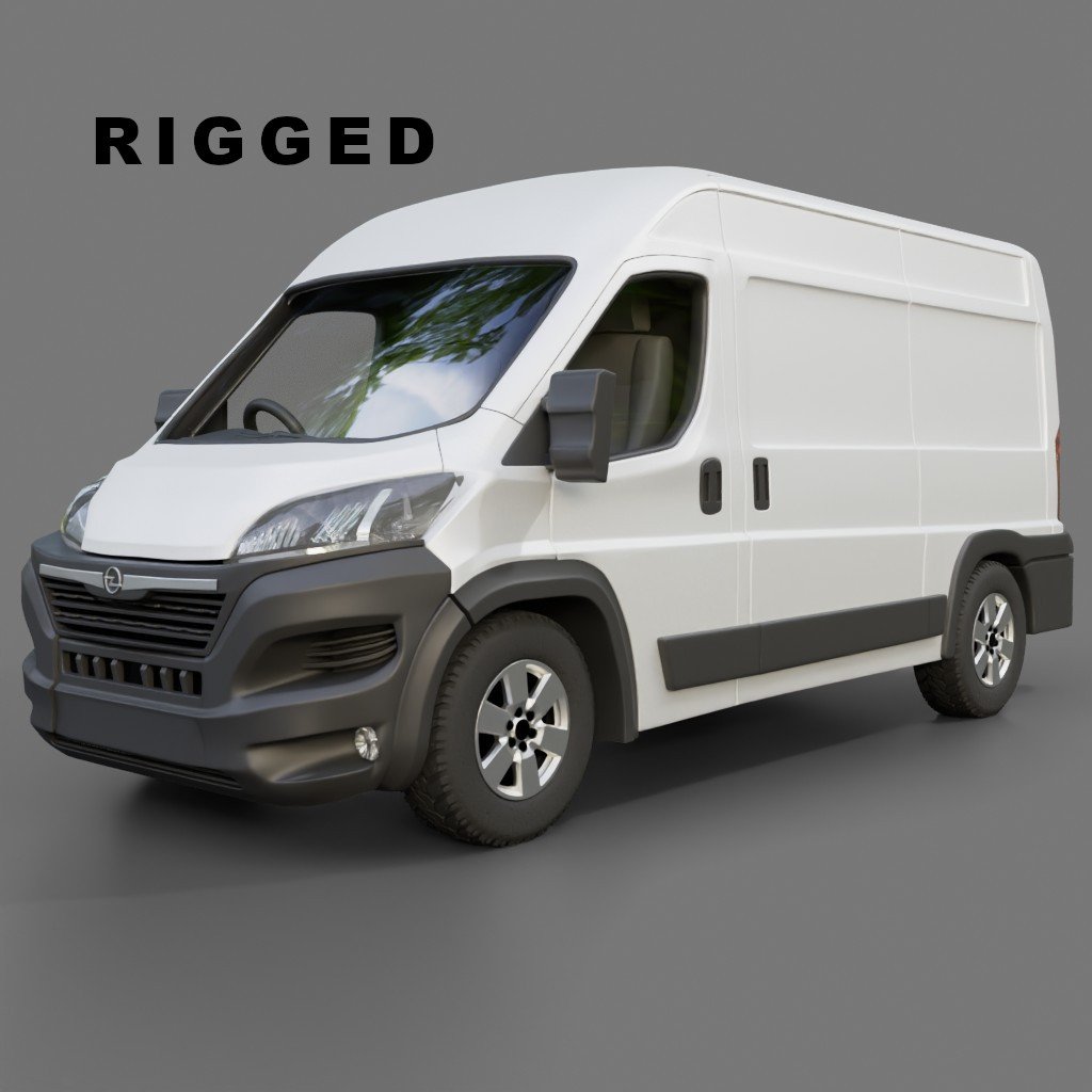 Peugeot Boxer Van | Vans models | BlenderKit