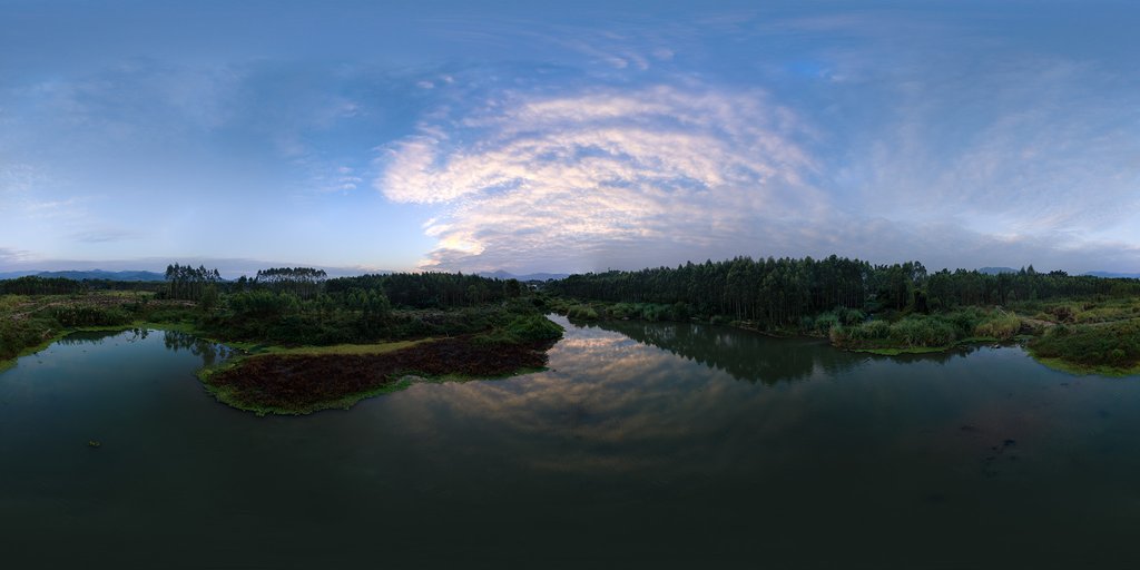 Sunset on the lake | Nature HDRis | BlenderKit