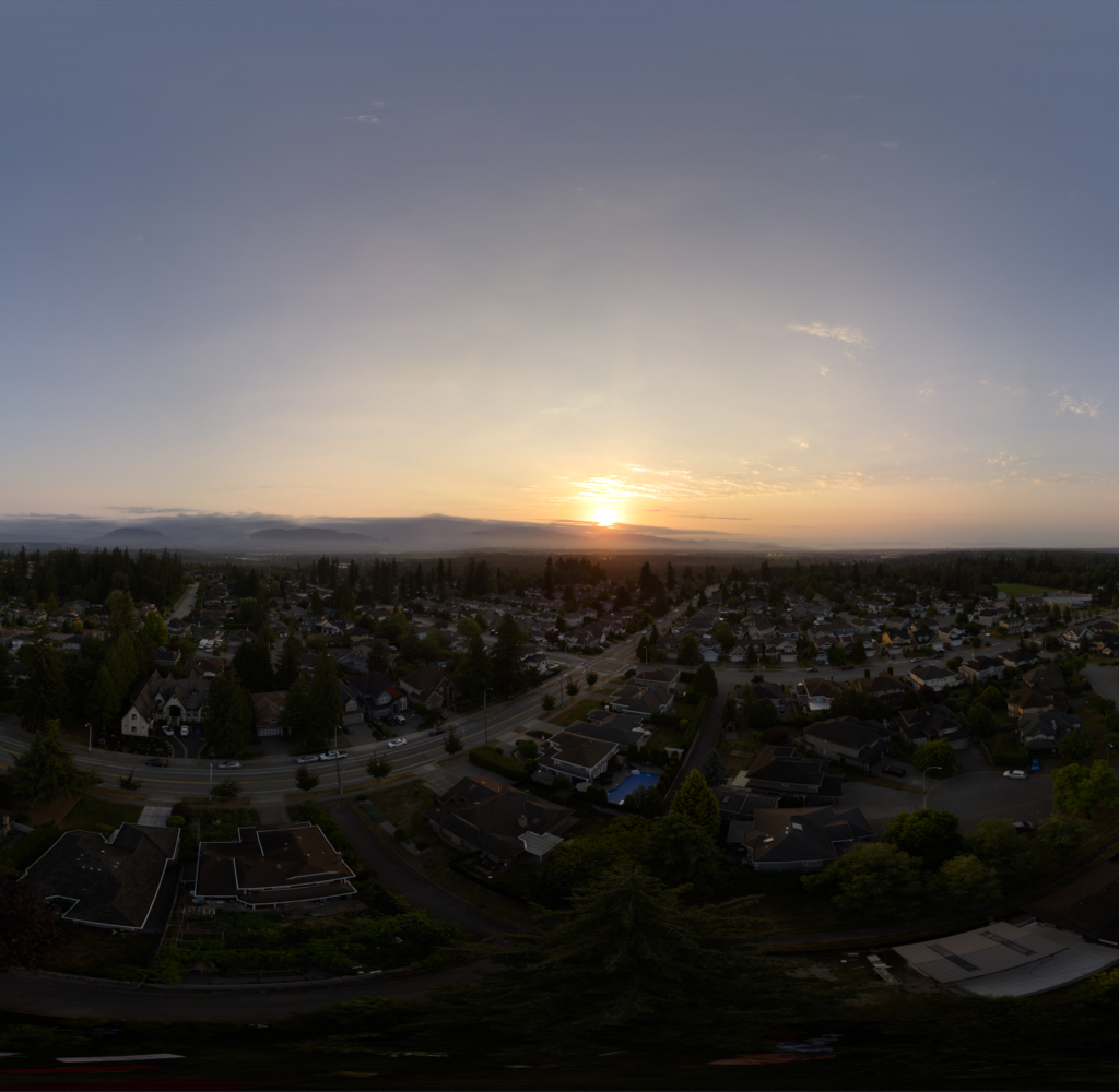 Aerial City Sunset | Cityscapes HDRis | BlenderKit