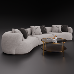 Sofa Monaco | Sofas models | BlenderKit