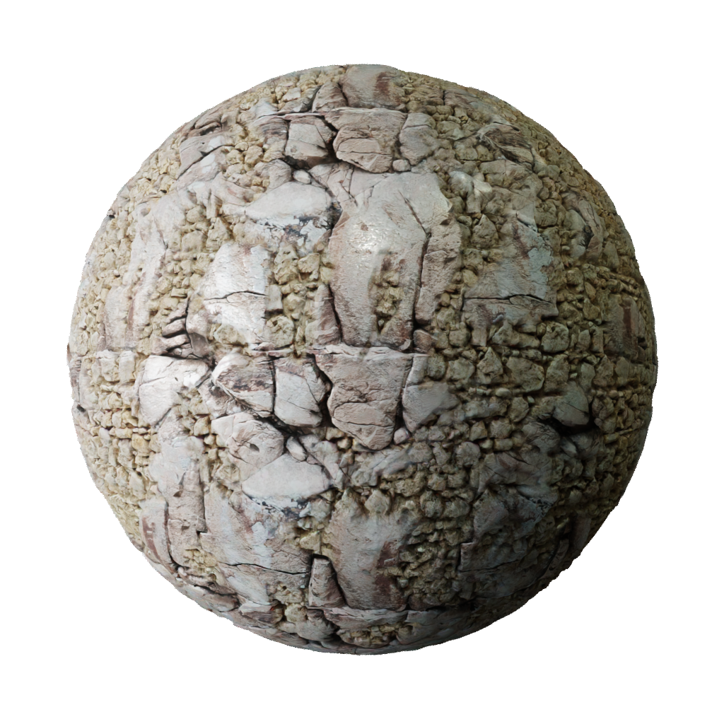 Rock Stone Wall | FREE stone materials | BlenderKit