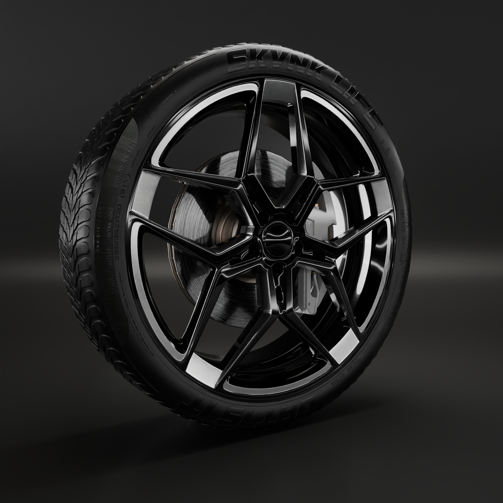 Generic Sports Car Wheels | FREE Vehicle Parts models | BlenderKit