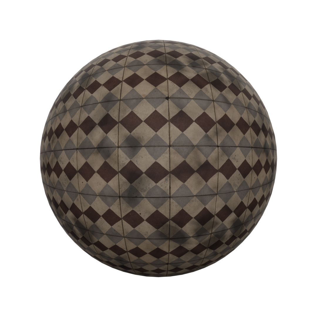 Patterned floor tiles | FREE tiles materials | BlenderKit