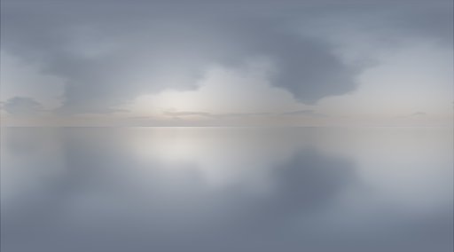 Muted Overcast Sky Reflection | Water Environments HDRis | BlenderKit