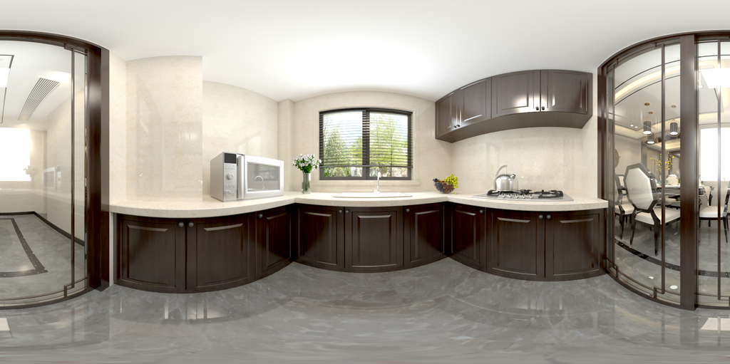 Kitchen | FREE Interiors HDRis | BlenderKit