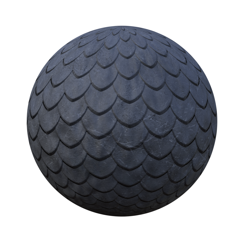 Black dragon skin | FREE animal materials | BlenderKit