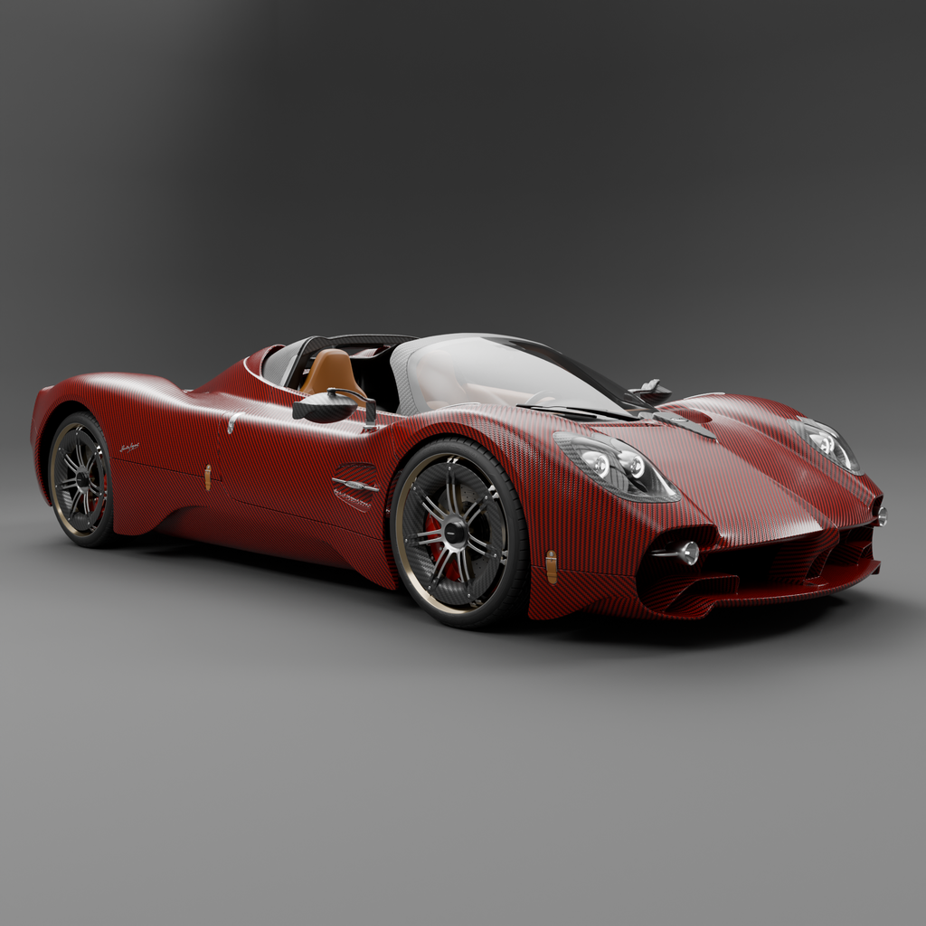 Pagani Utopia Roadster 2025 | Luxury Cars models | BlenderKit