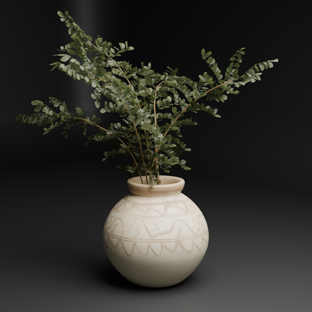 Decorative Vase Plant | Vases models | BlenderKit